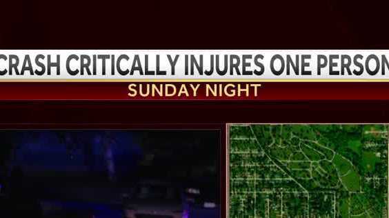 1 person critically injured after rollover crash