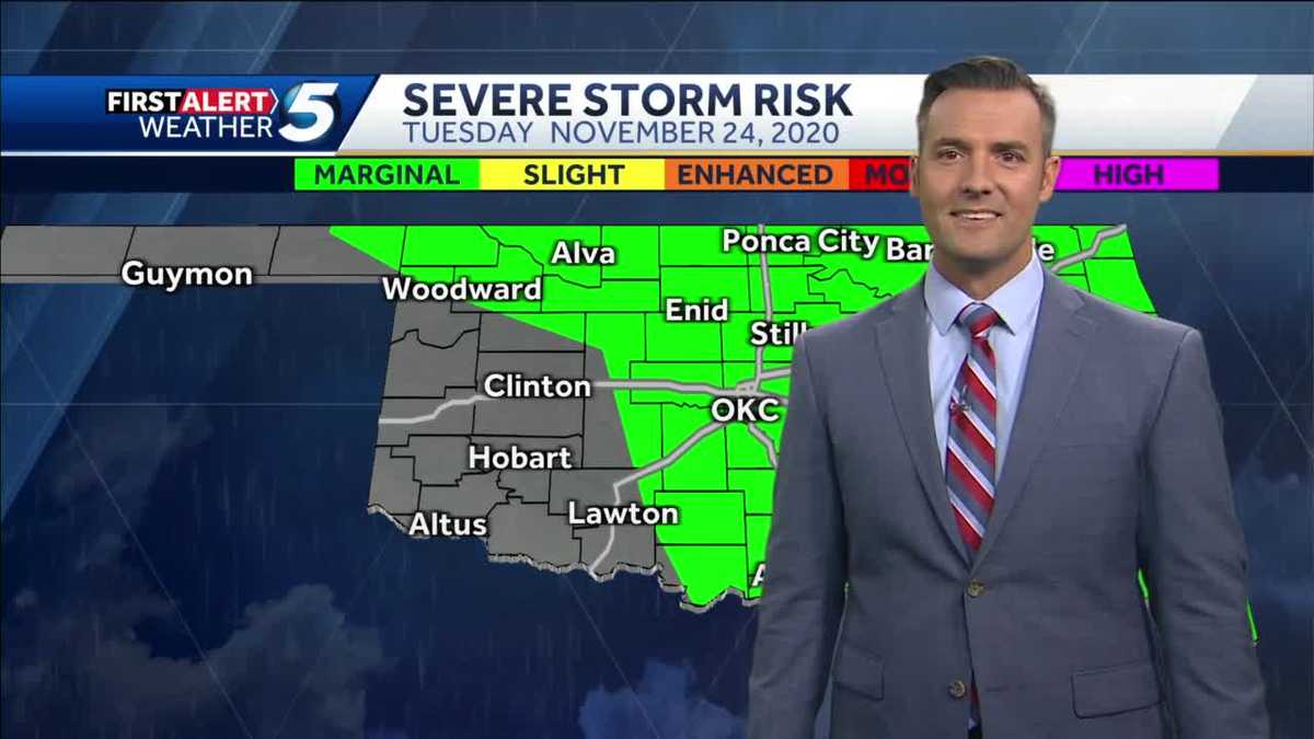 FORECAST: Cold, damp today, severe storms tomorrow