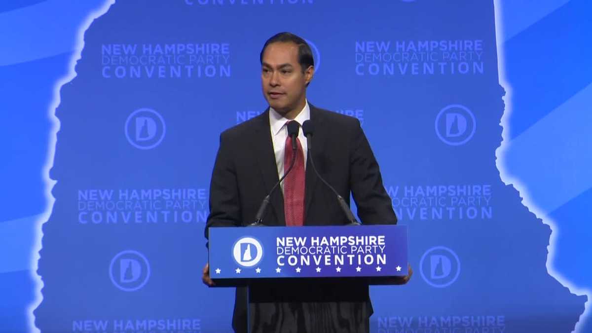 Secretary Julian Castro speaks at NH Democratic Party Convention
