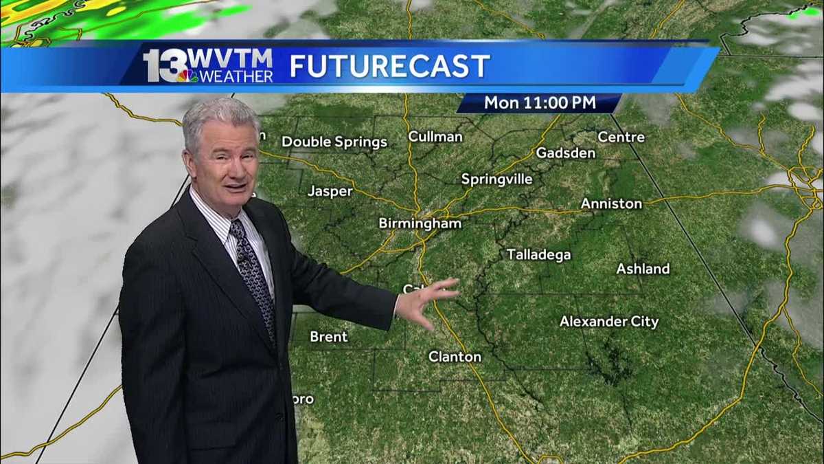 Jerry Tracey's Monday Forecast