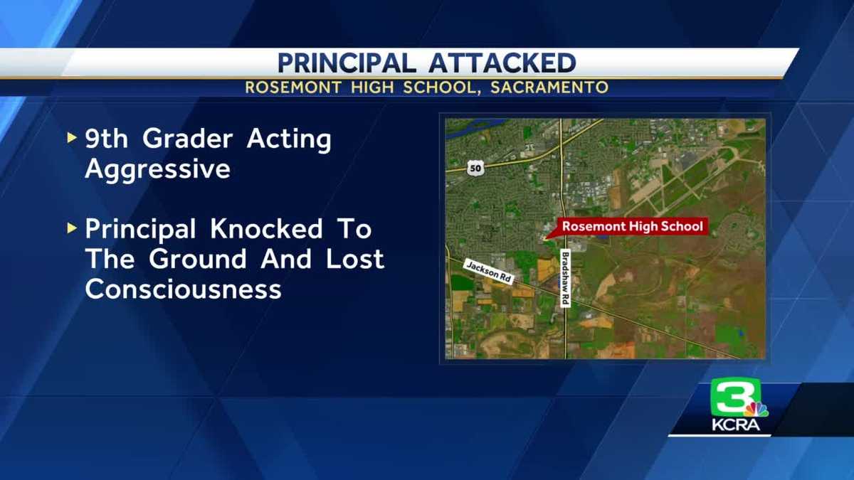Sacramento principal knocked unconscious in student attack