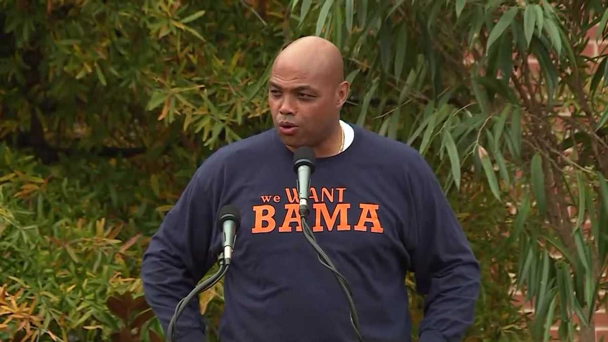 VIDEO: Charles Barkley speaks after statue unveiling