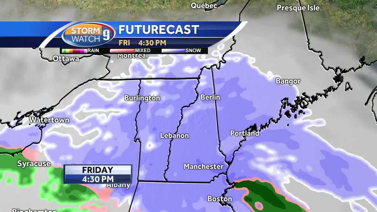 Futurecast: See Friday's predicted storm track