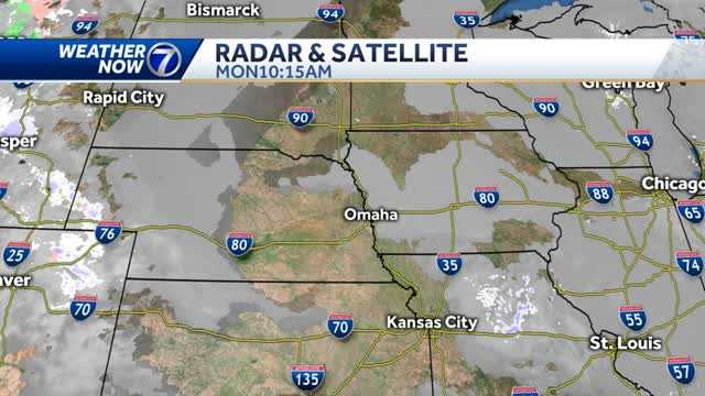 Low clouds persist Monday, very light snow late Tuesday