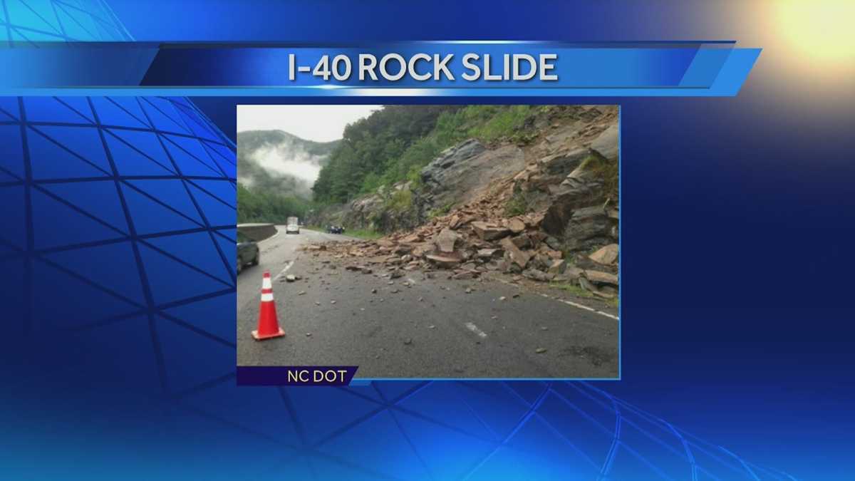 NC interstate reopens after rock slide