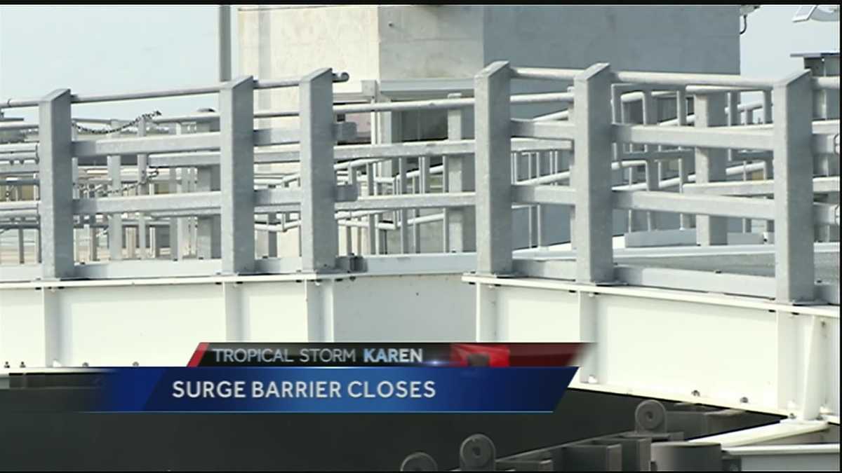 US Army Corps of Engineers closes surge barriers