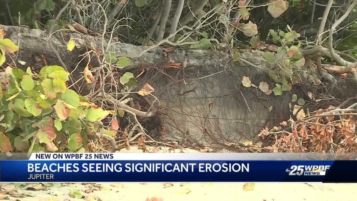 Beach erosion damages South Florida's coastline