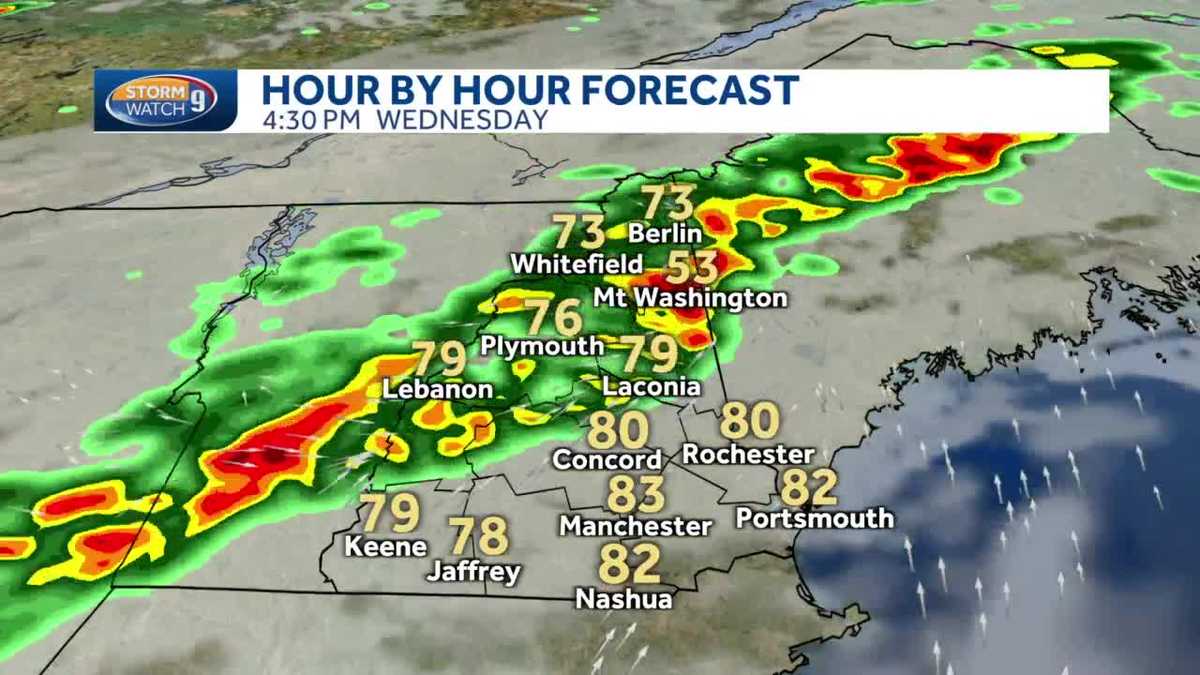 Strong thunderstorms possible Wednesday