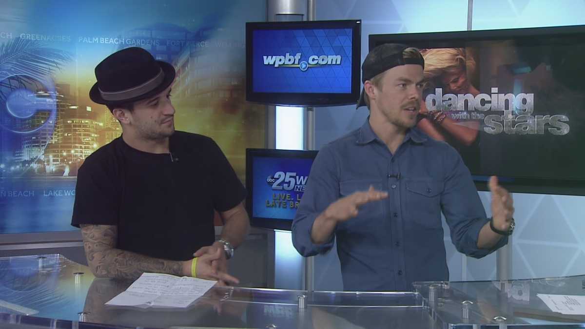 Mark Ballas, Derek Hough stop by the WPBF studio