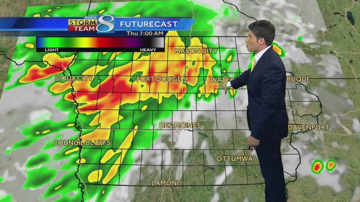 Strong storms packing heavy rain forecast for Iowa