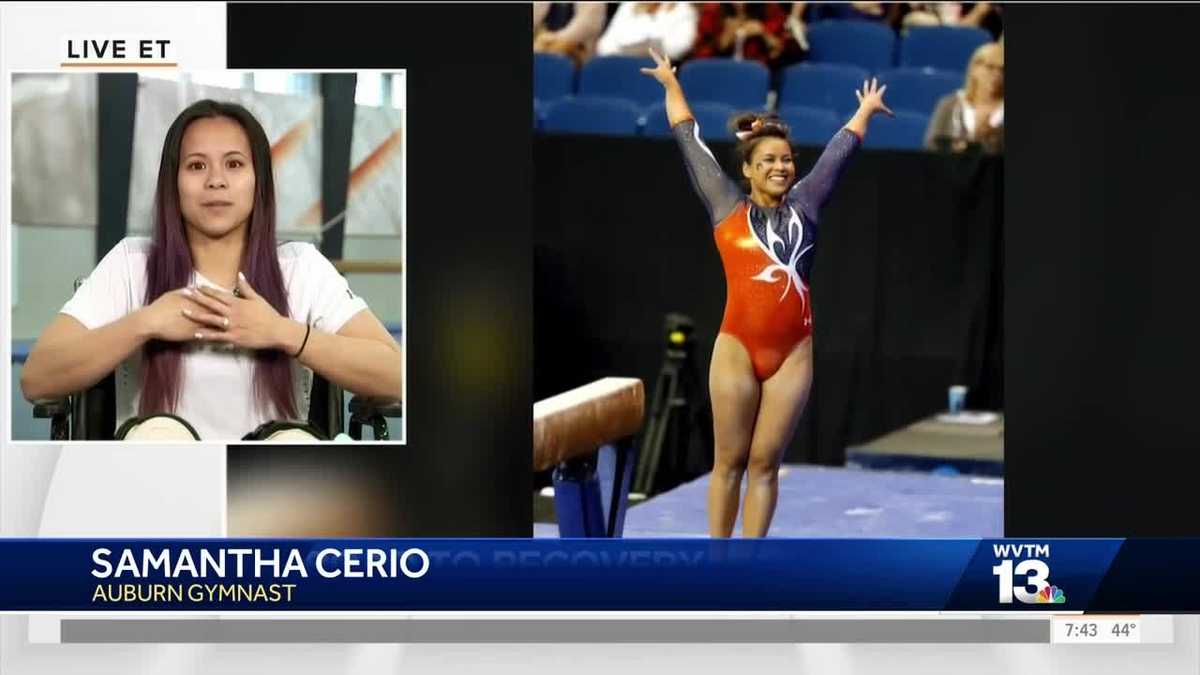 Auburn Gymnast Samantha Cerio reflects on career-ending injury