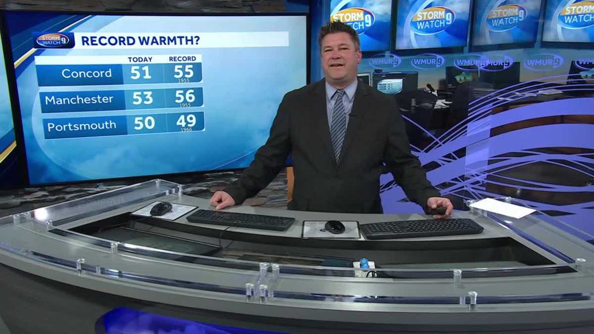 NH forecast video: Possible record warmth moves in