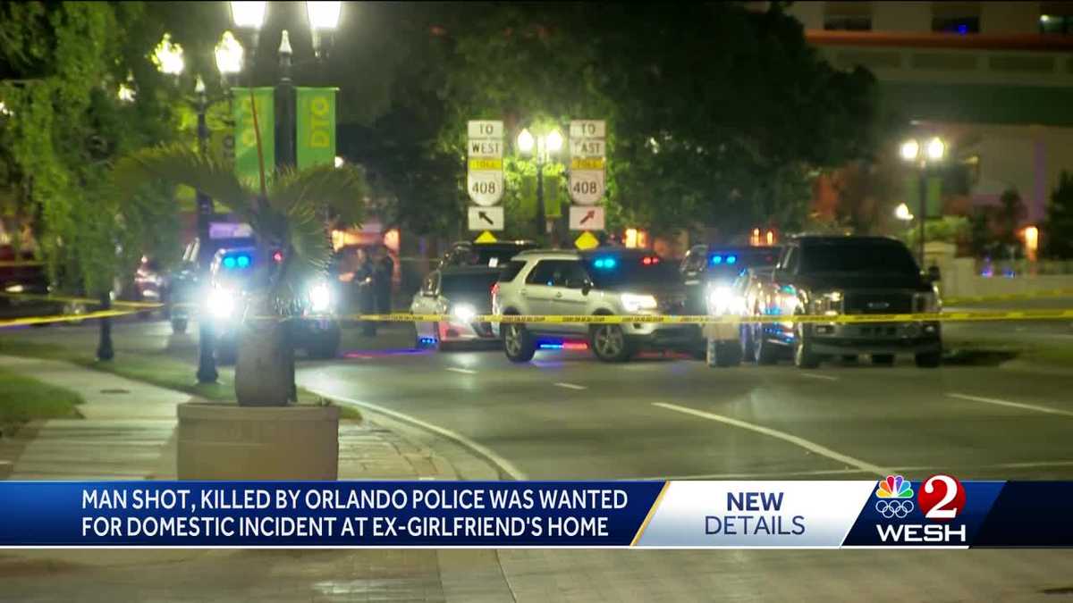 Man killed in Orlando police shooting previously shot at girlfriend ...