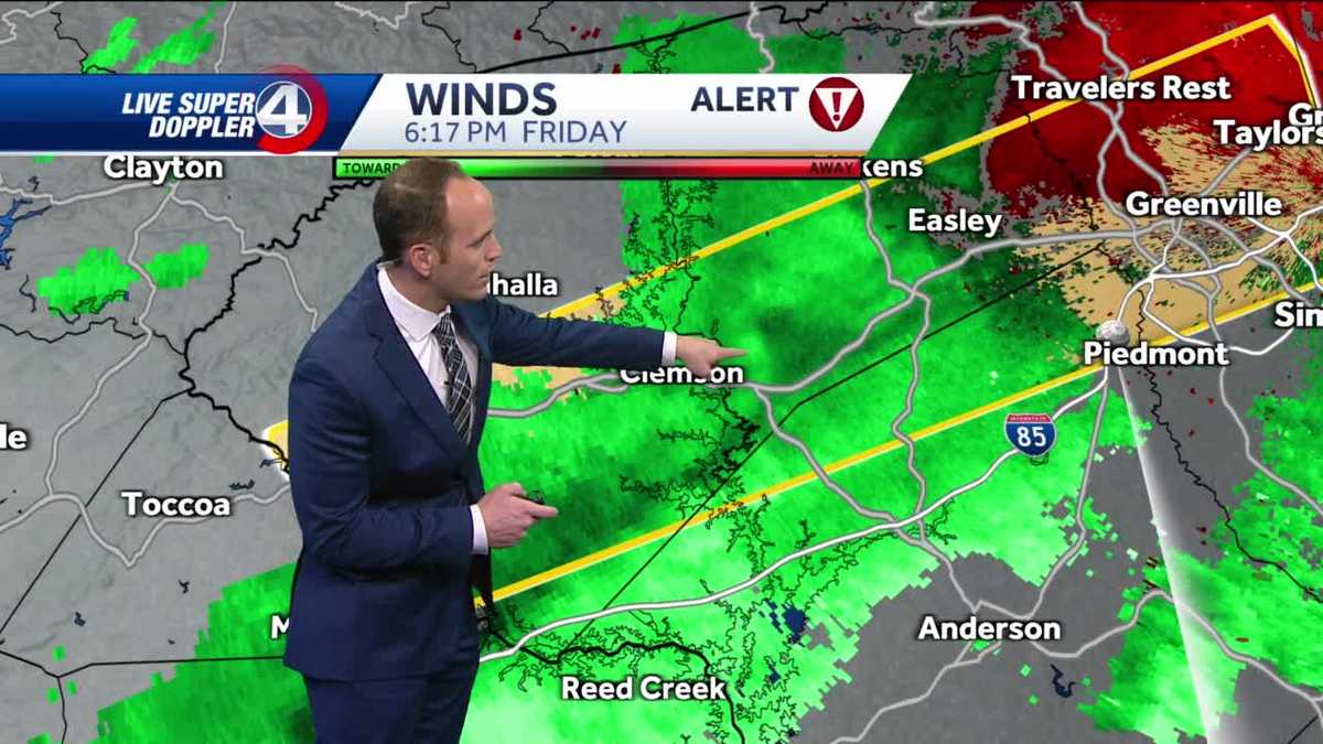 South Carolina severe weather threat: 6 p.m. update