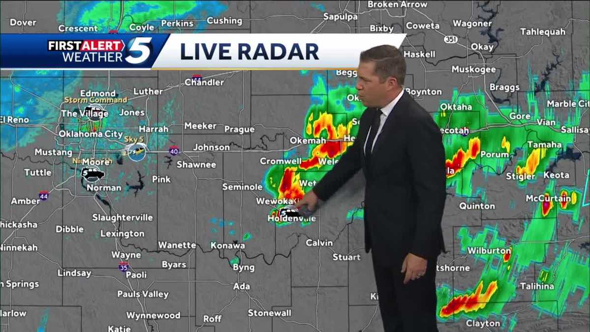TIMELINE: Severe storms possible Friday afternoon in Oklahoma
