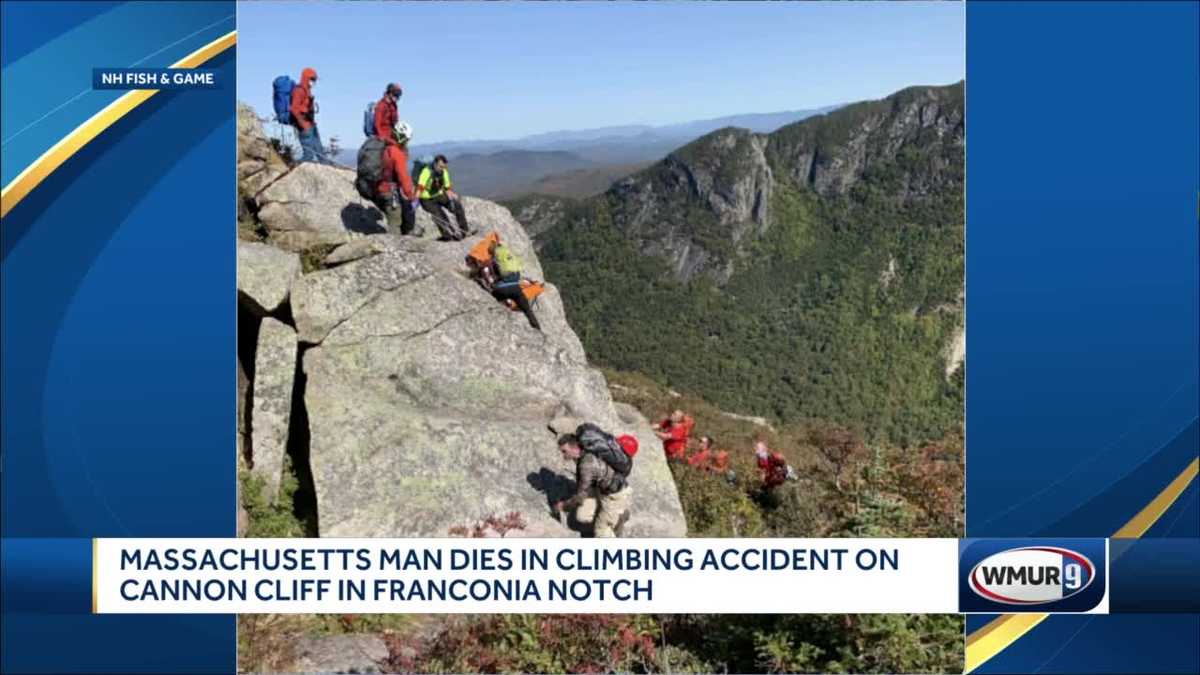 Mass. man dies in climbing accident on Cannon Cliff in Franconia Notch
