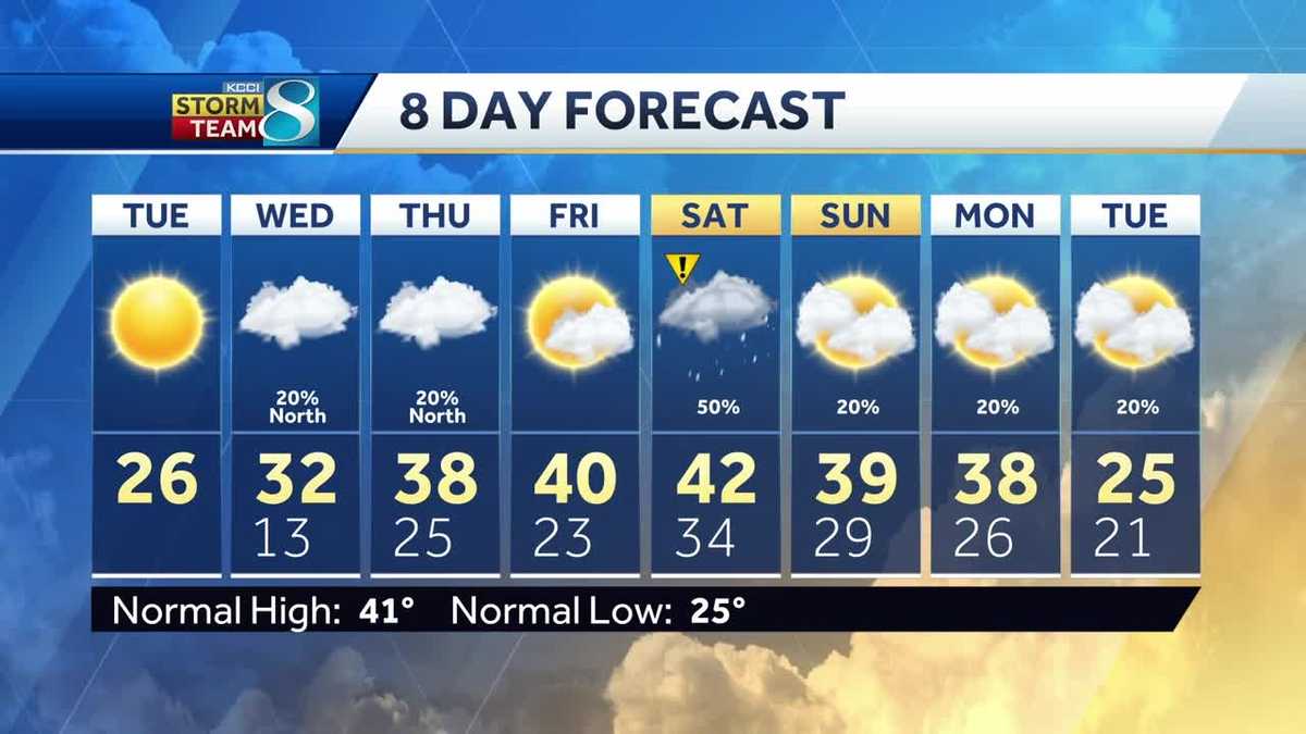 Bitter cold temperatures today, snow chances ahead