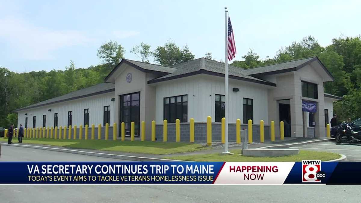 US Veterans Affairs secretary continues trip in Maine