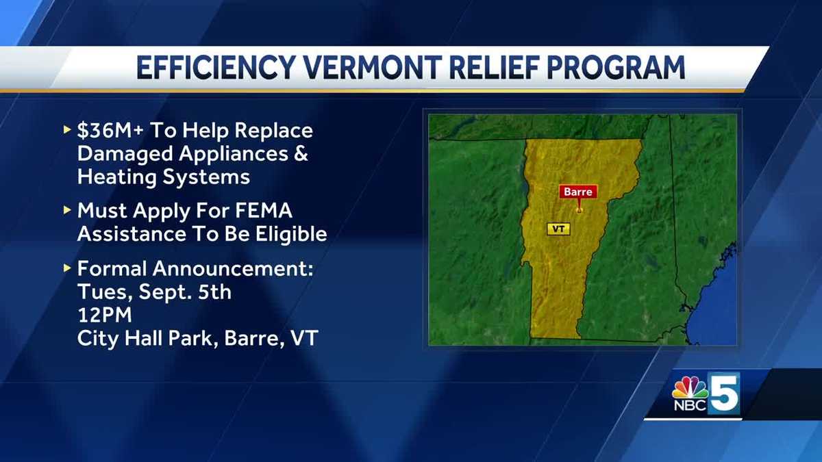 Efficiency Vermont launches new flood relief programs