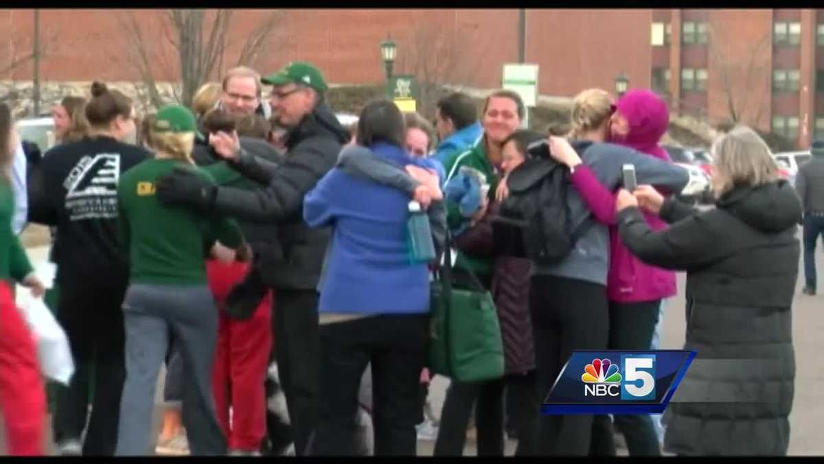 Hear from UVM swimmers who were at Florida airport during fatal shooting