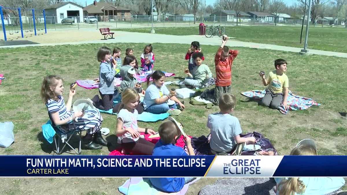 Carter Lake Elementary students combine eclipse, math and science