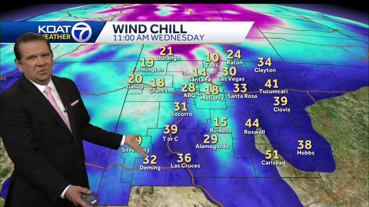 Cold mornings with chilly daytime winds