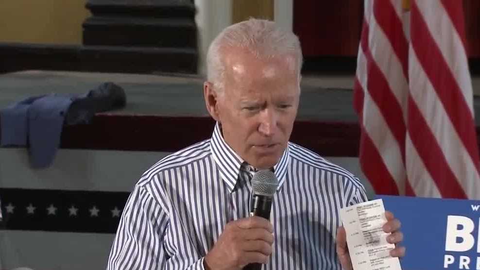Biden connects with voters during campaign stop in North Country