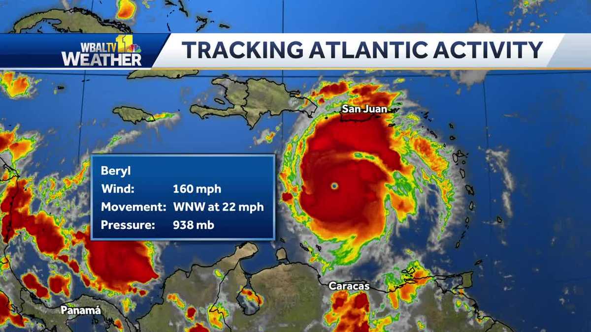 3 landfalls with massive Hurricane Beryl