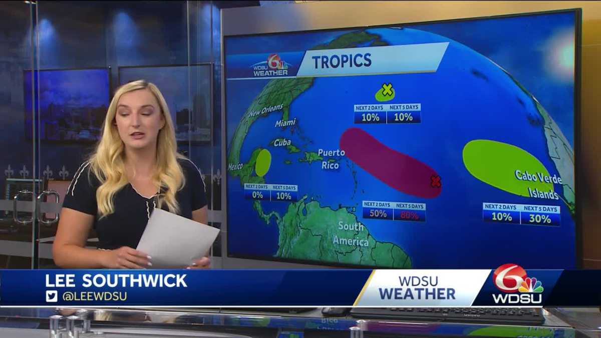 Hot with scattered storms