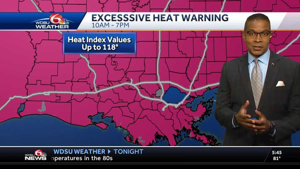 Excessive Heat for Monday