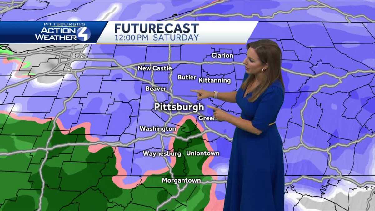 Scattered snow showers Thursday, wintry mix this weekend