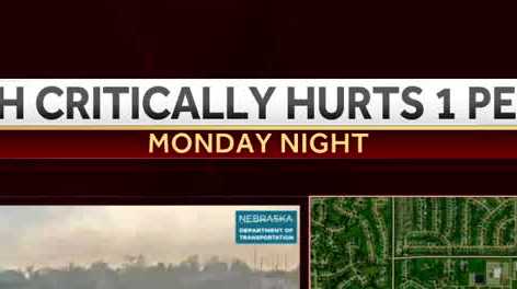 Woman critically hurt after crash