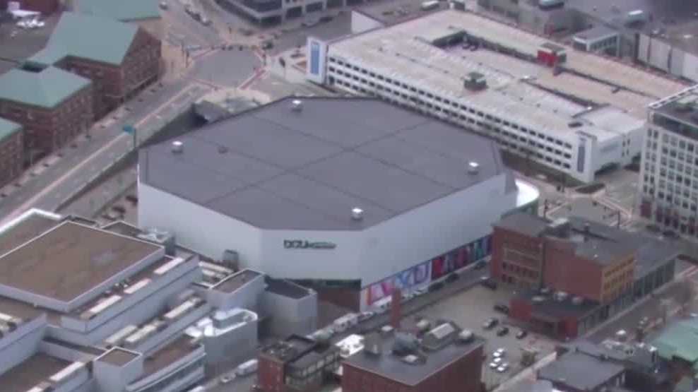 Mass. arena being transformed back into COVID-19 field hospital