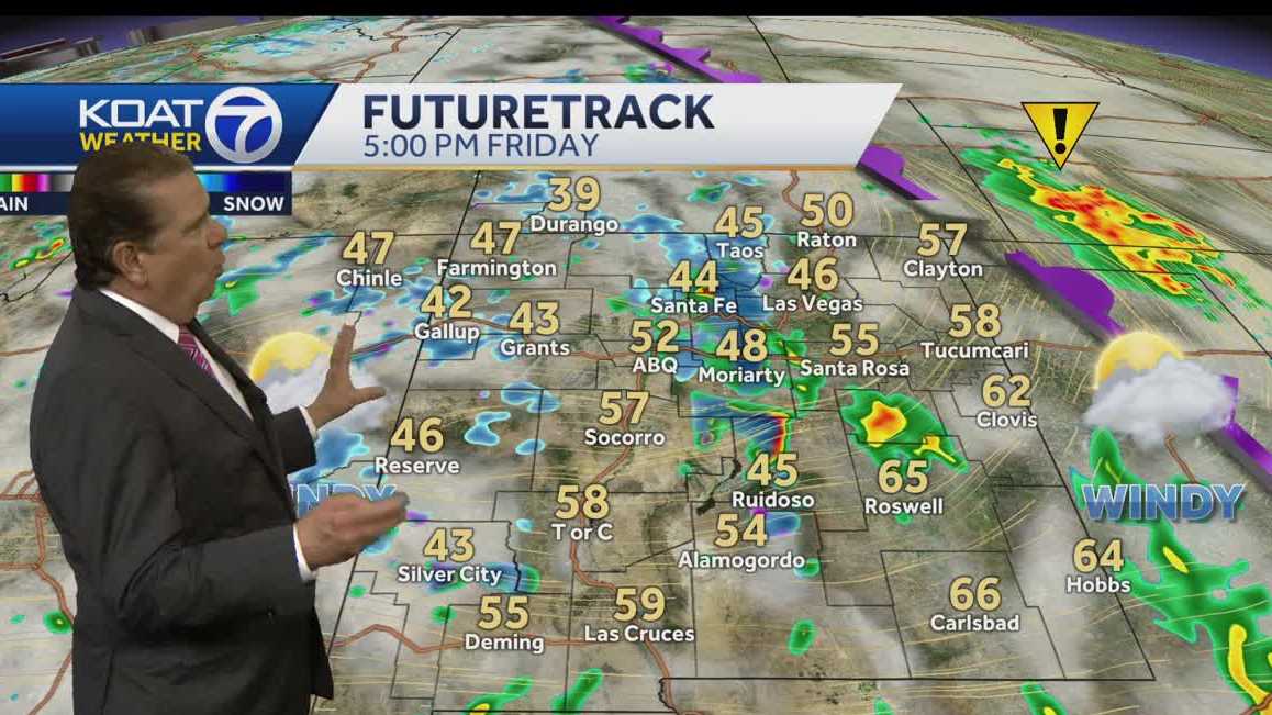 Calm before rain, mountain snow and stronger winds for New Mexico