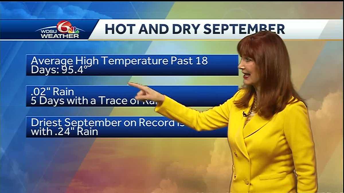 Hot month and not much rain