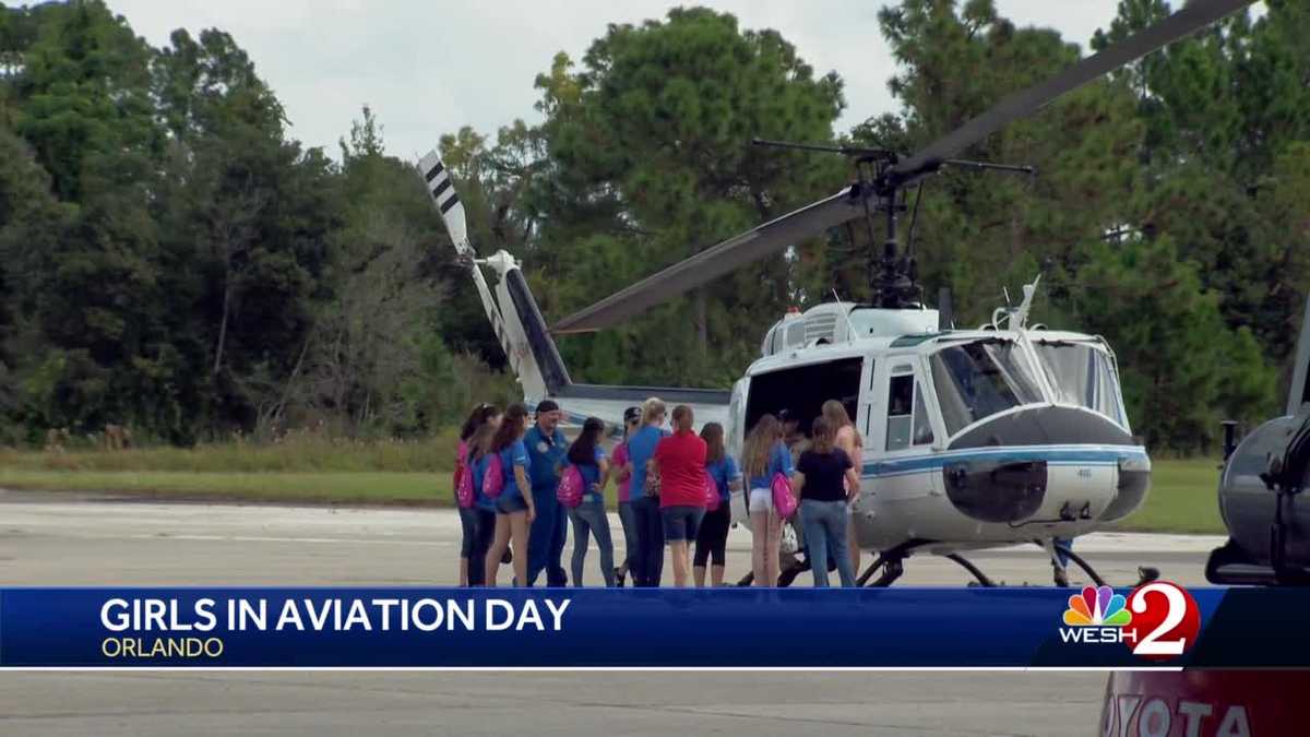 Local girls experience aviation from the pros during Girls in Aviation Day