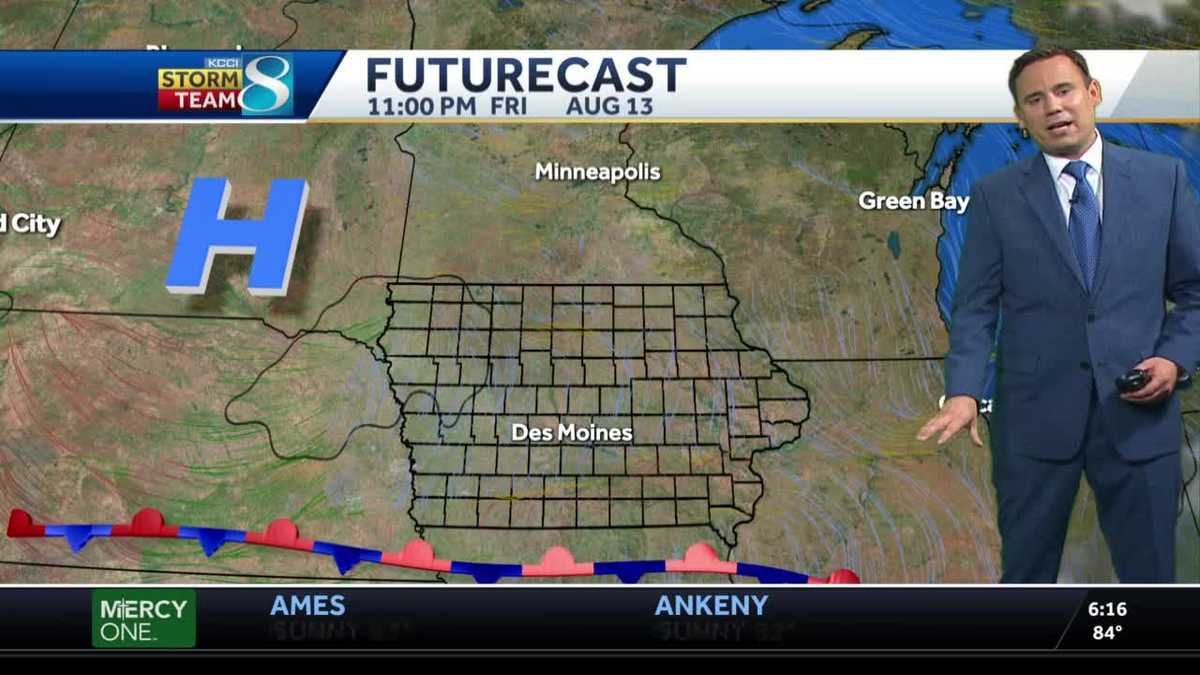 Great Iowa State Fair weather through the weekend