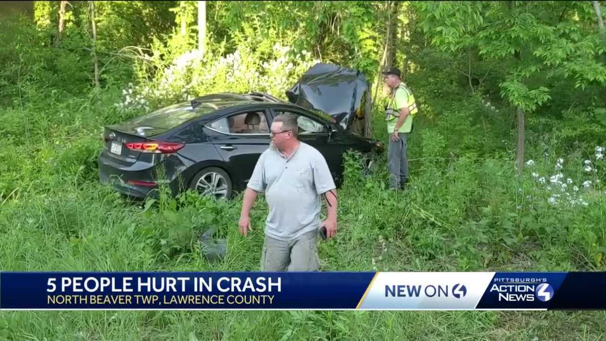 Five injured in two-vehicle crash in Lawrence County Five injured in two-vehicle crash in Lawrence County