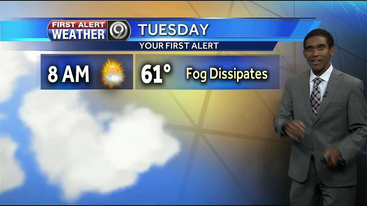 Fog possible for your Tuesday morning commute