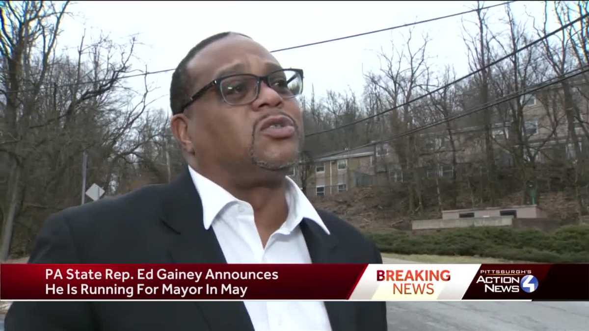 PA state Rep. Ed Gainey announces he is running for Pittsburgh mayor