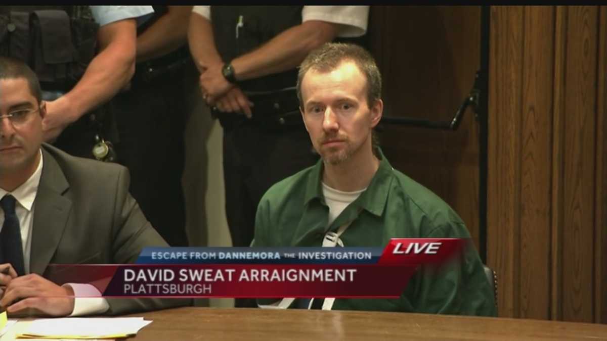 David Sweat appears for arraignment on new charges