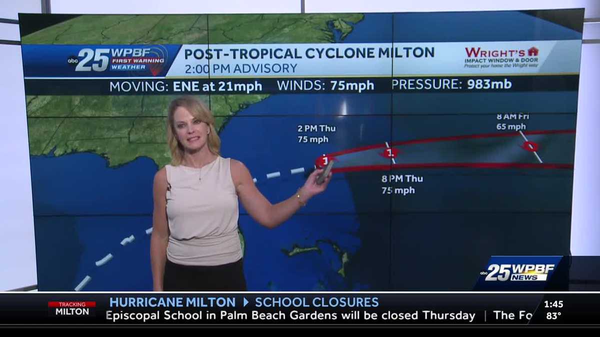 Hurricane Milton makes landfall near Siesta Key, Florida
