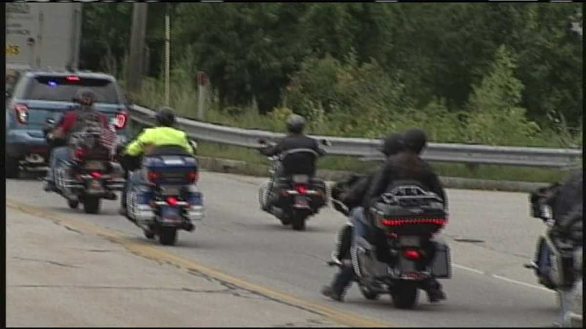 Bikers depart for Dream Weekend ride