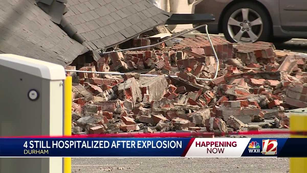 Four people still in the hospital after deadly gas explosion in Durham