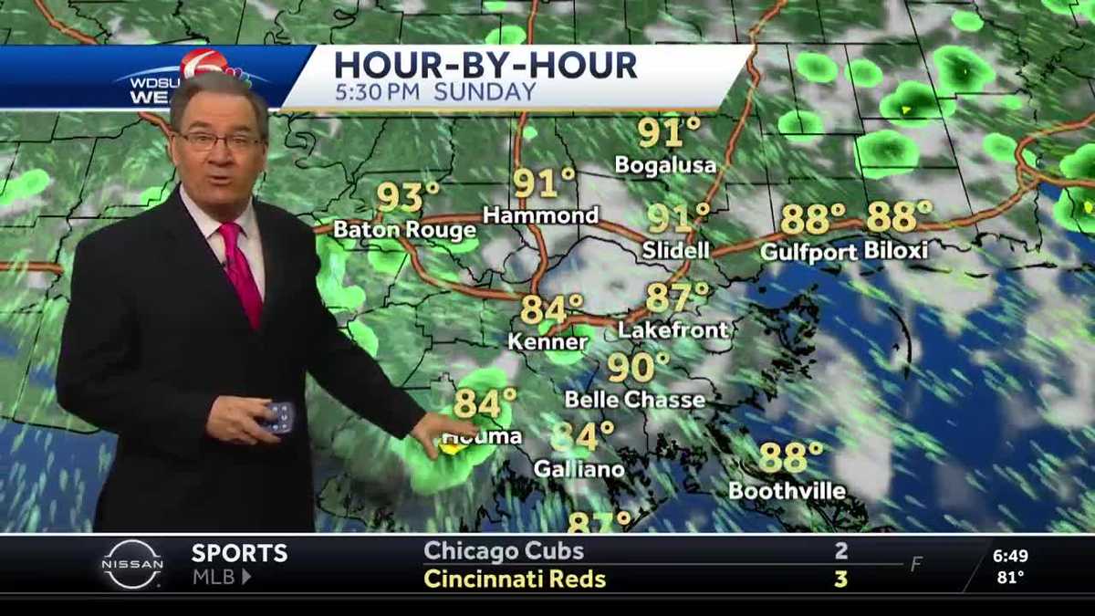 Rain for the holiday weekend