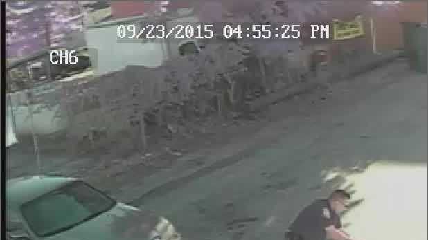 Surveillance video released in police shooting (WARNING: Graphic)