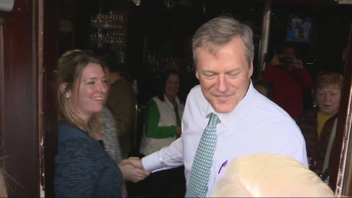 Baker takes victory tour of South Boston