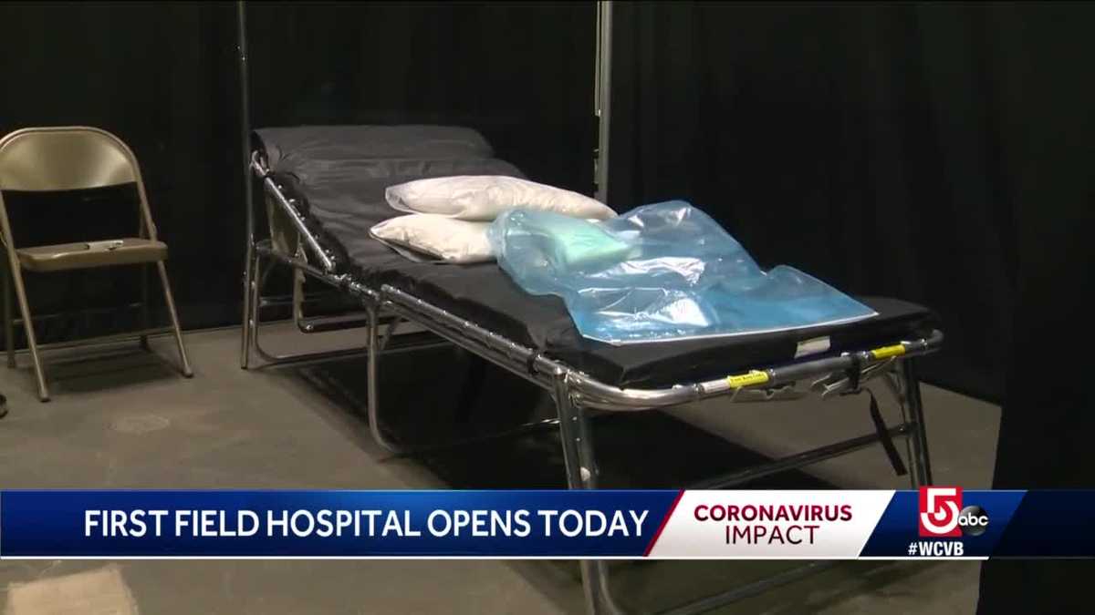 First look inside field hospital on day it opens