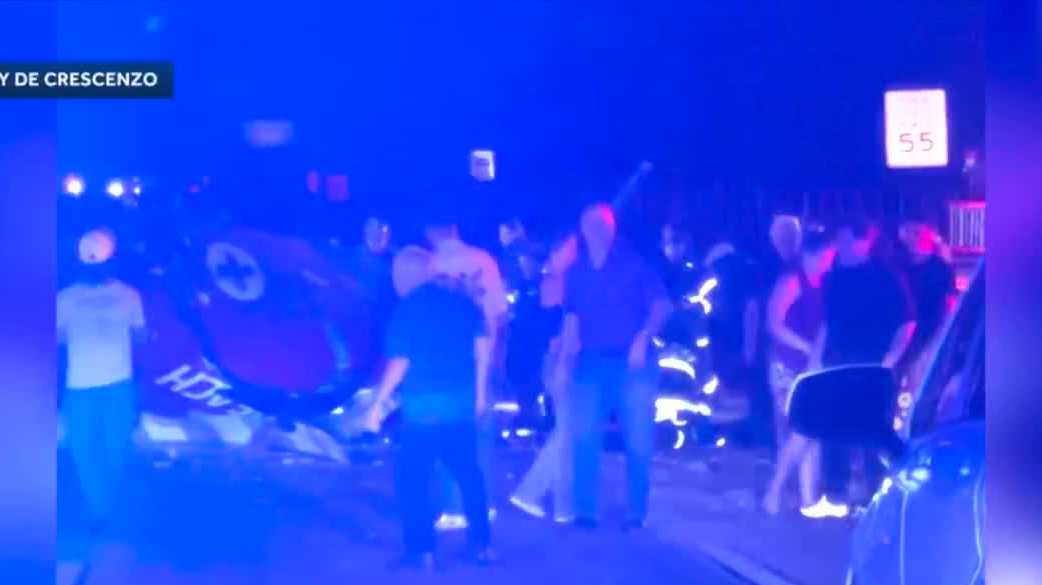 Medical helicopter crash on Highway 50 sparks community rescue