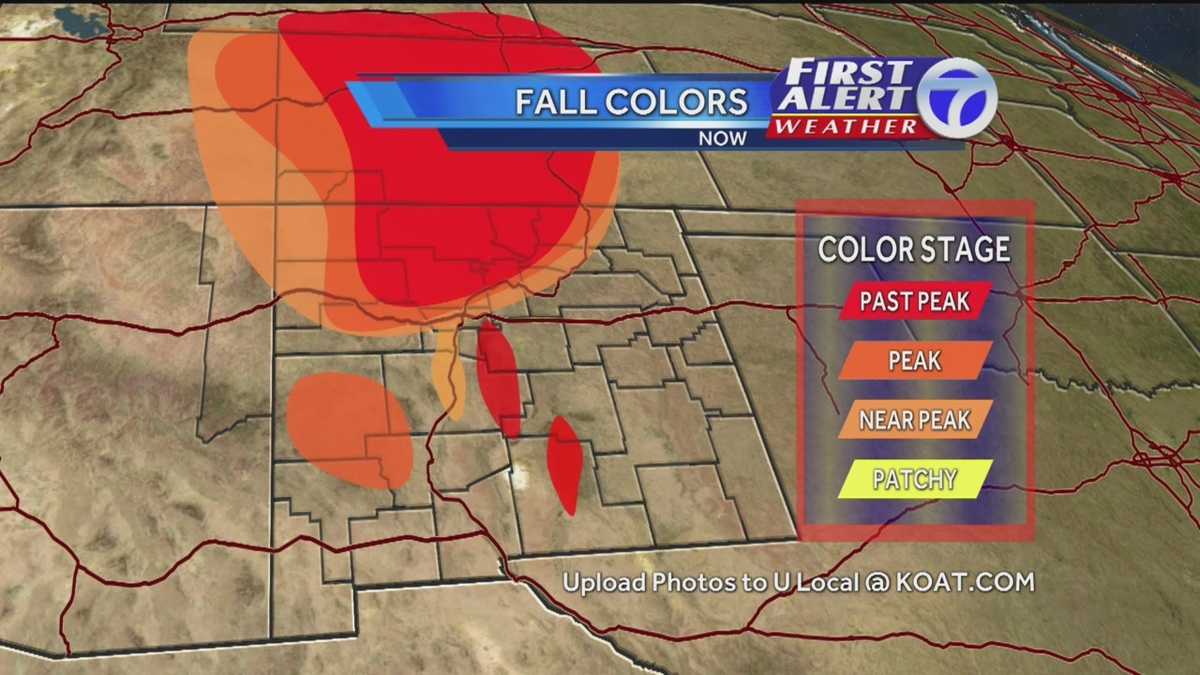 Fall colors to peak in NM this week